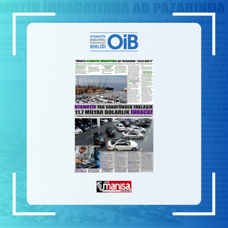 OİB EKİM AYI BASIN YANSIMALARI